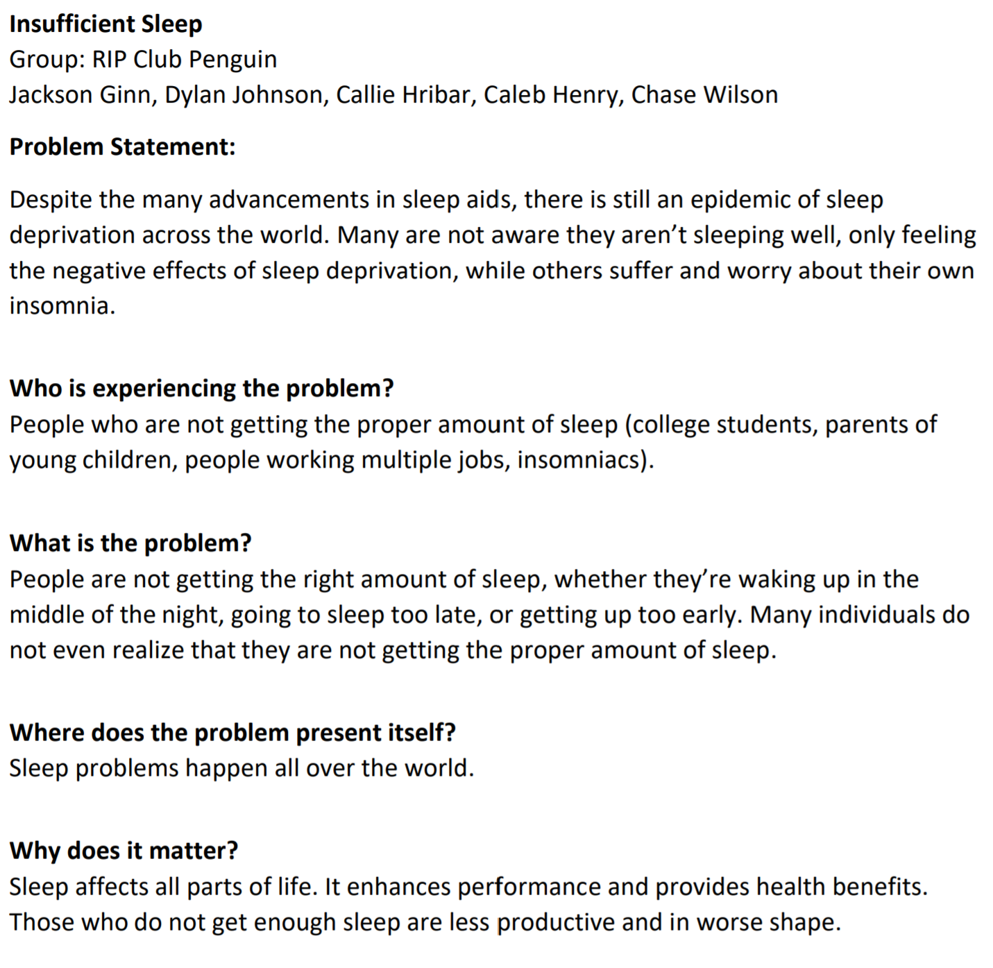 CSCE 190: Jackson Ginn